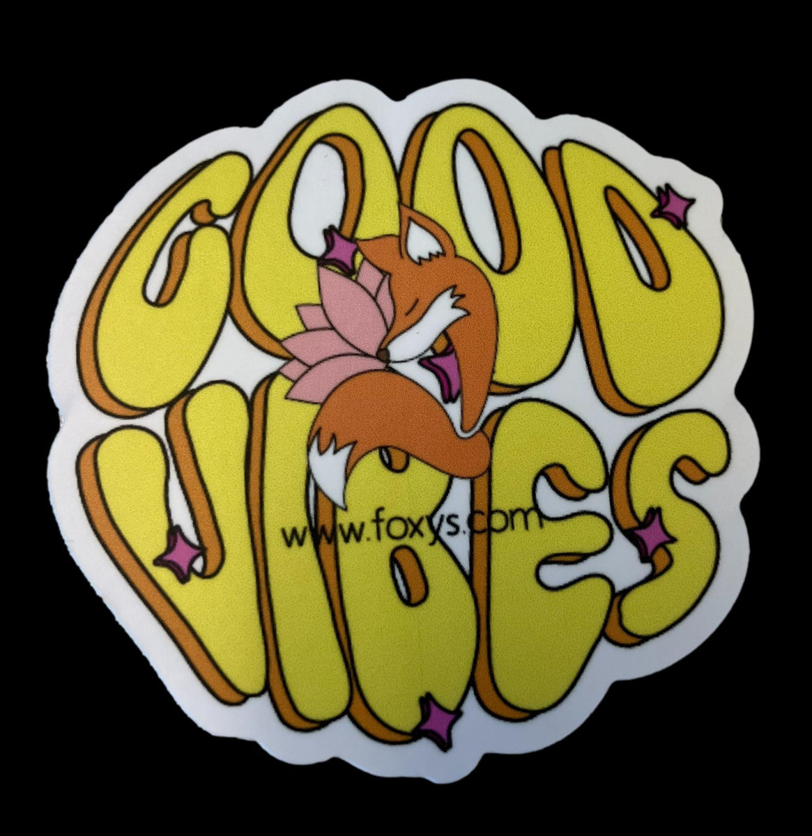 Foxy's Good Vibes Sticker | Foxy’s