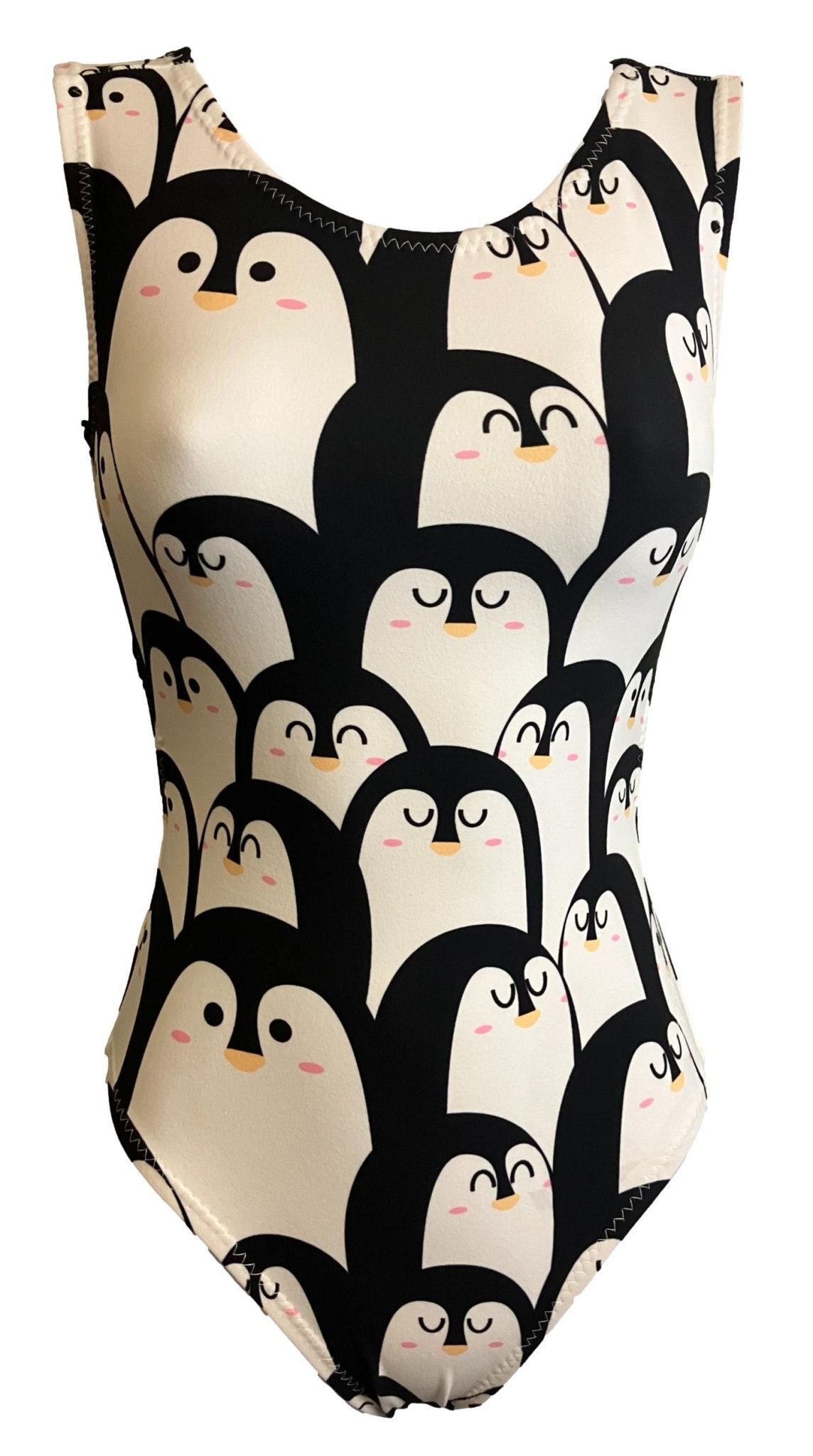 Ultra Soft Penguins Leotard - Foxy's Gymnastics & Dance Leo