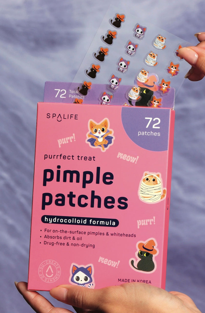 Purrrfect-Treat Hydrocolloid Halloween Pimple Patches || Foxy's Gifts